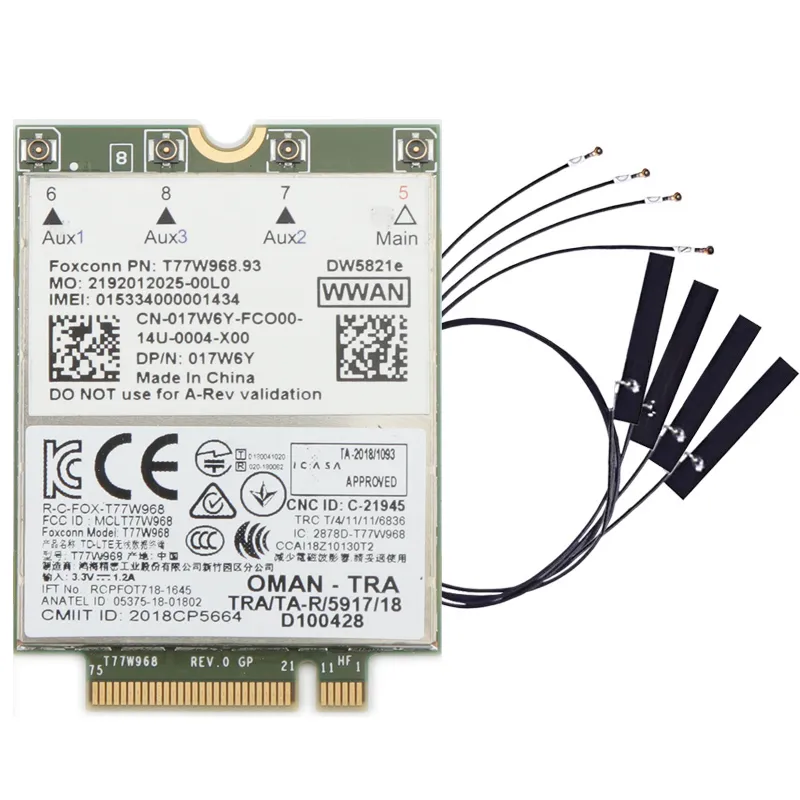 DHgate.com:T77W968 For Dell DW5821e-eSIM LTE Cat16 4G WWAN Card Module ...