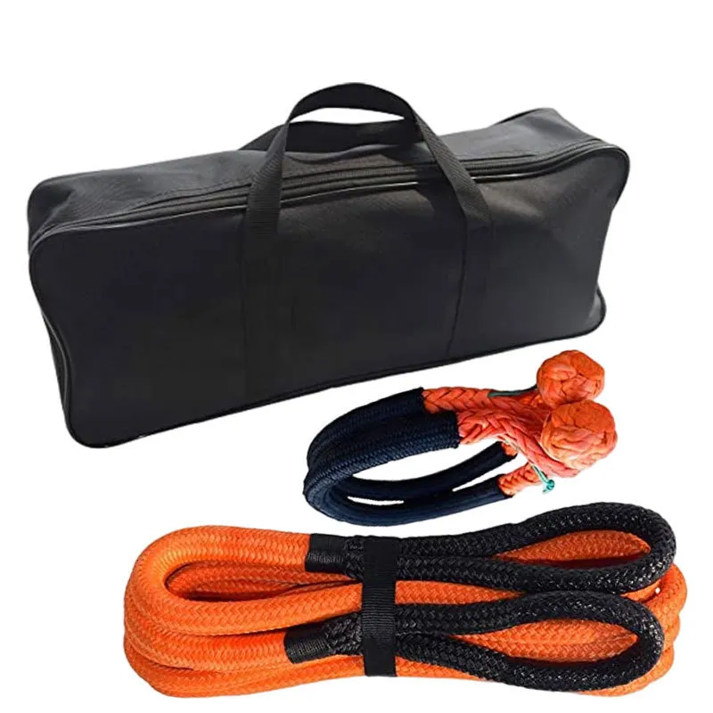 Towing Ropes 22mm X 9M Heavy Duty Recovery Strap With 12T Shackles ...