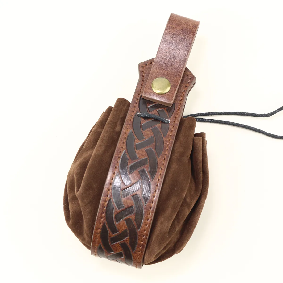 Medieval Knight Hangable Belt Pouch Viking Style Coin Purse For ...