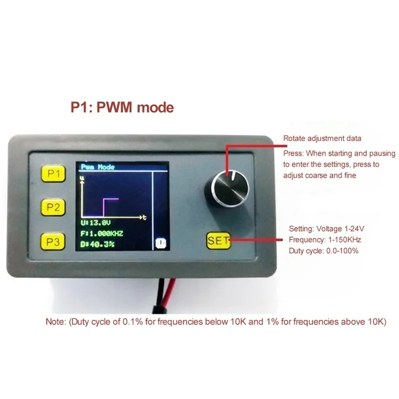 DC7 24V PWM Pulse Adjustable Signal Generator Module For Automation & Control: 0 20mA, 0 10V, 1 ...