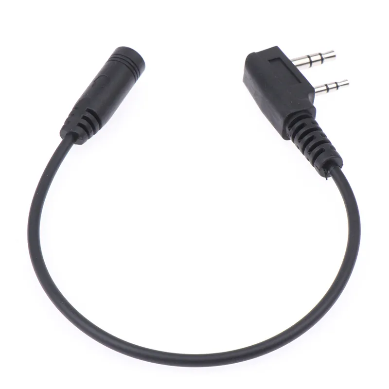 2-Pin K1 to 3.5mm Female Audio Jack Adapter Cable for Kenwood TYT ...