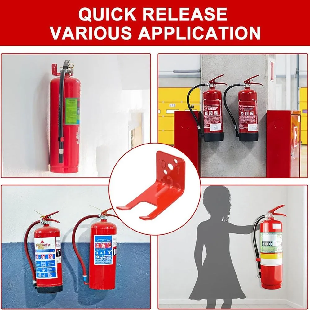 Fire Extinguisher Mount, L Shape Bracket Hanger For 20LB Extinguishers ...