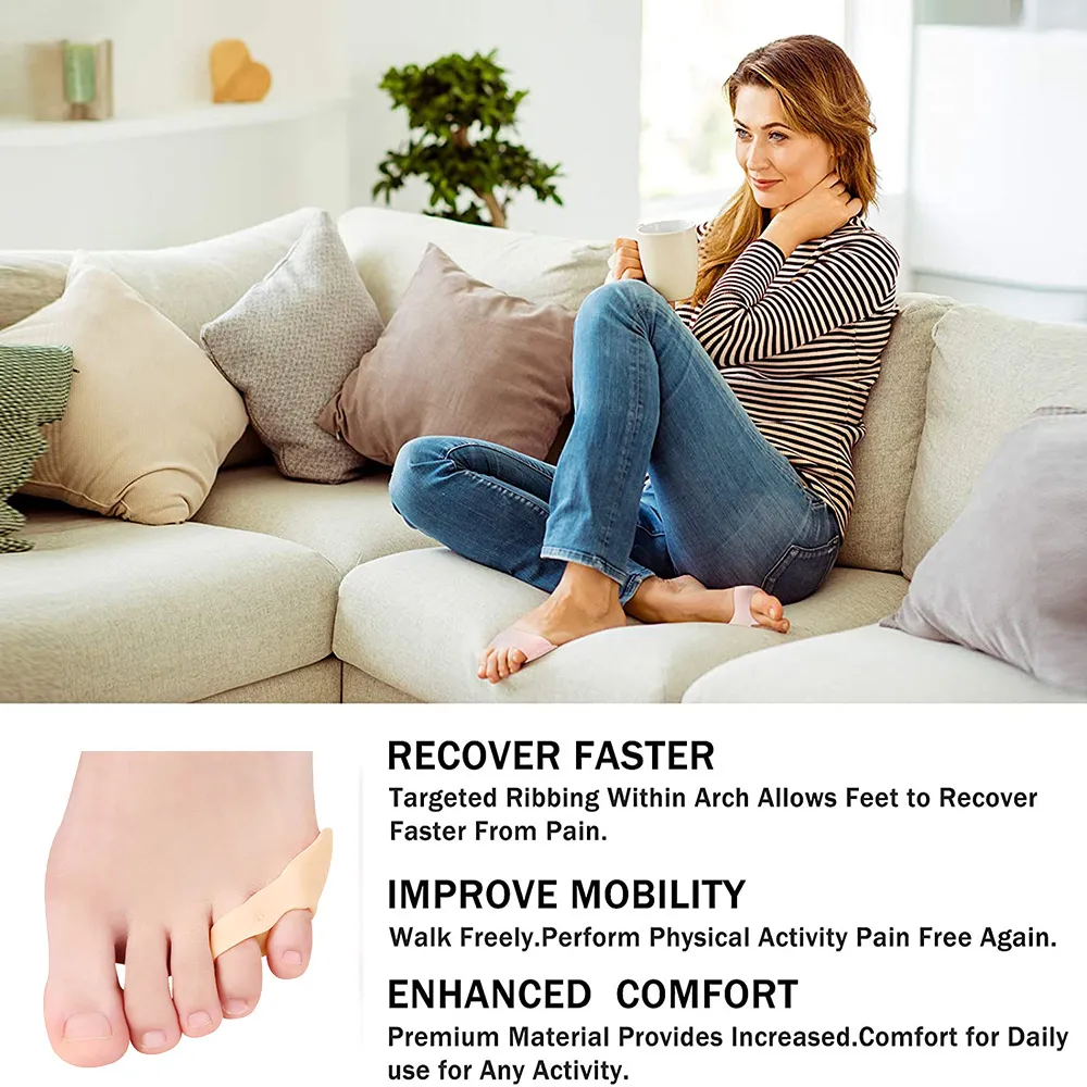 DHgate.com:2/4Pcs Pinky Toe Protectors - Soft Gel Little Toe Pads ...