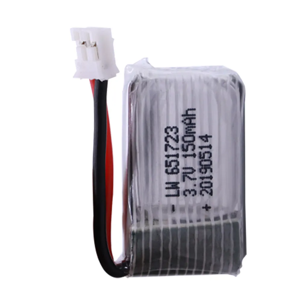 150mAh 25C 3.7V Lipo Battery with USB Charger for H36 E010 E011 E013 ...