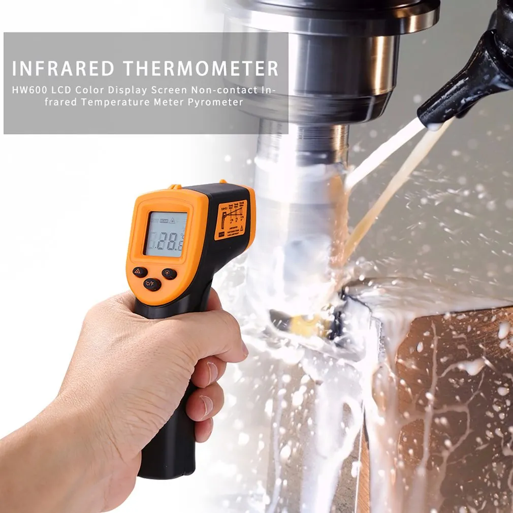 Non-Contact Digital IR Infrared Thermometer - Fast & Accurate Temp ...