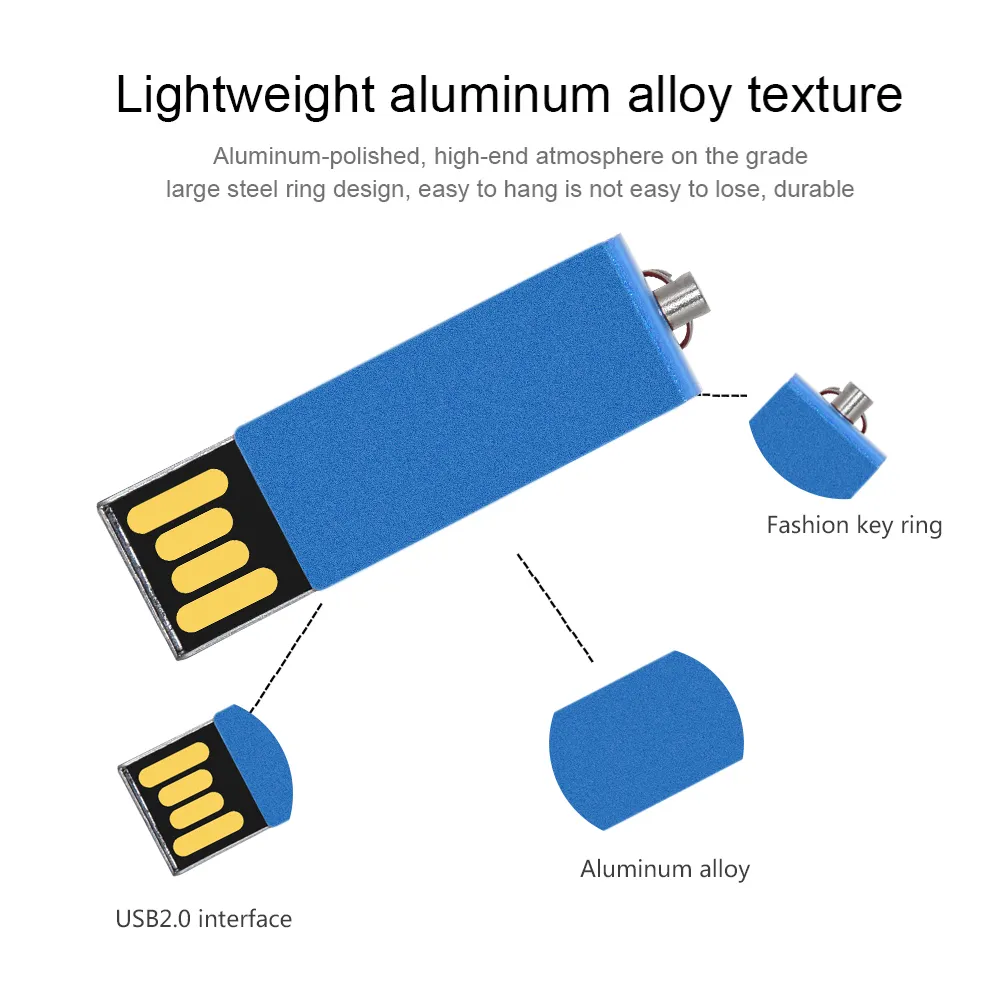 Metal Portable Usb Drive Waterproof OTG Memory Stick 8GB To 128GB For ...