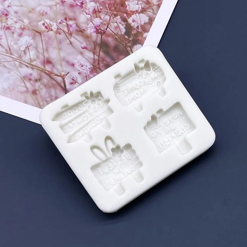 Silicone Sugarcraft Mold For Signpost Road Signs Ideal For Chocolate ...