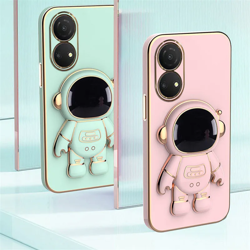 Futuristic Astronaut Fold Holder Soft TPU Phone Case for Huawei Honor ...