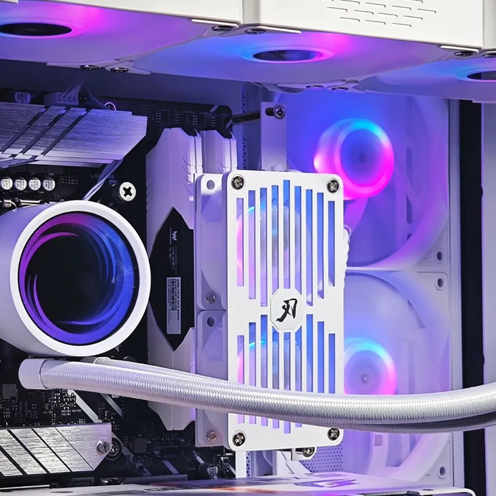 ARGB Syn Low Noise cpu case fan with Dual 60mm Fans - 6000-3600RPM, 12V ...