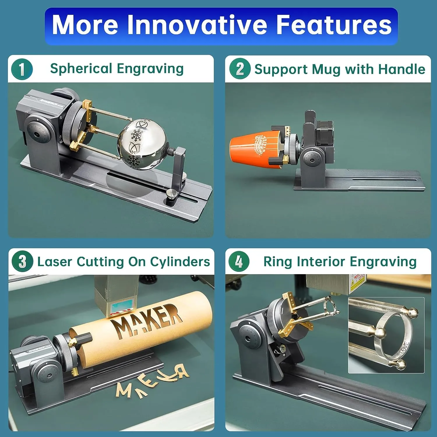 Powerful Laser Engraving System with Rotary Roller - Precision Crafting ...