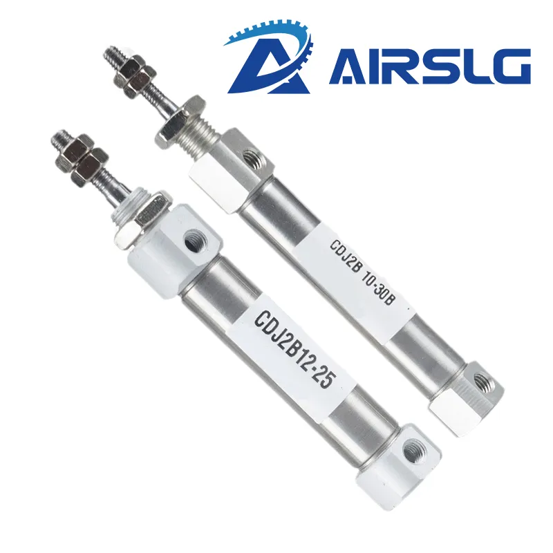 Wholesale Double Acting Pneumatic Air Cylinder Mini Small CDJ2B Type Single Rod 10mm 12mm 16mm ...
