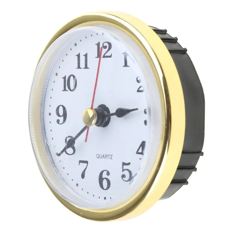 DIY Clock Kit with 4 Hands: 65mm Round Clock Insert, Arabic Numerals ...