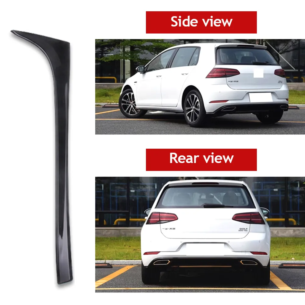 DHgate.com:For VW Golf 7 7.5 MK7 MK7.5 2014-2018 Glossy Black ABS Rear ...