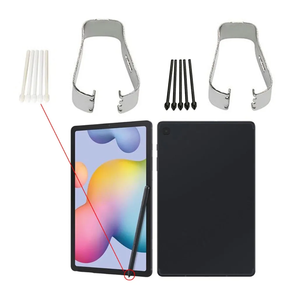 5-Pack Stylus Tips Nibs with Clip for Samsung Galaxy Tab S6 & Lite S ...