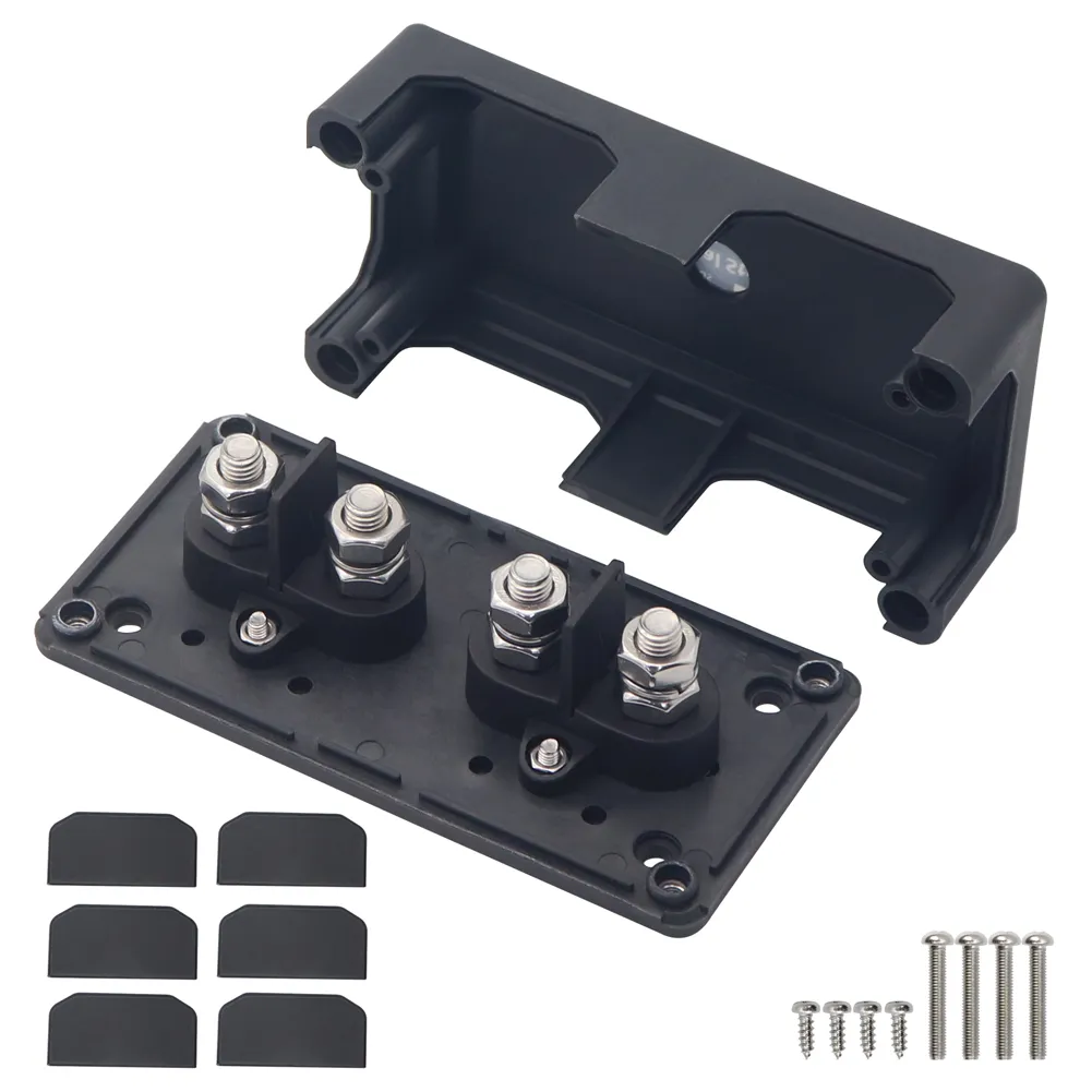 High Current M8/M10 3 phase busbar box Module - 200A 48V, 4 Terminal ...