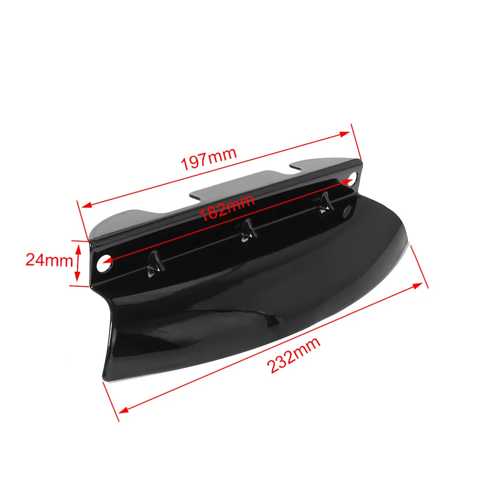 DHgate.com:Motorcycle Handlebar Wind Deflectors, Black Lower Triple ...