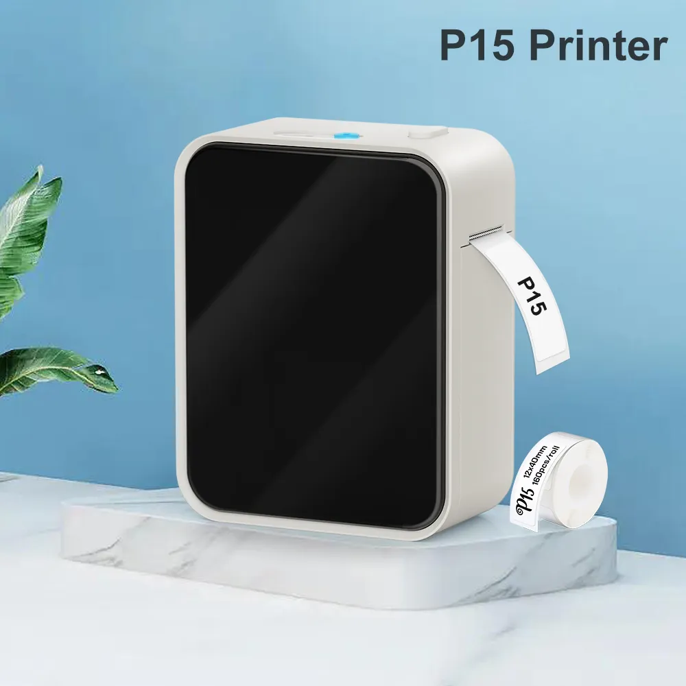 DHgate.com:P15 Thermal Label Printer: Compact Adhesive Sticker Maker w/ DIY Self-Adhesive Label ...