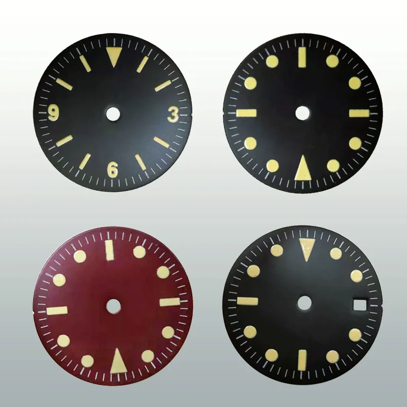 5mm Blue/Black Watch Dial with Date Window for 2824 2836/2813 Movement ...