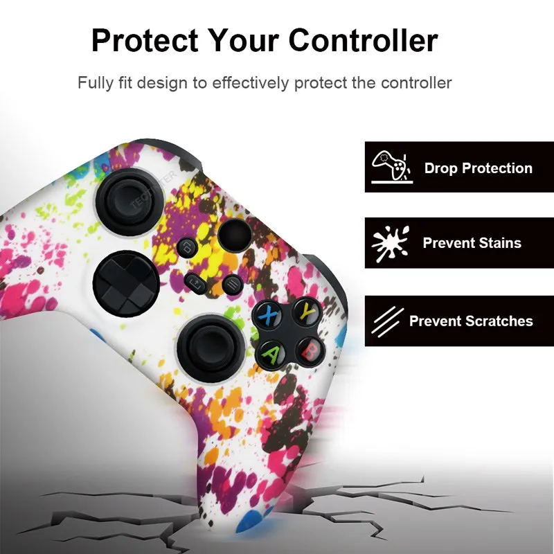 DHgate.com:Soft Silicone Protective Case for Xbox Series X/S Controller ...