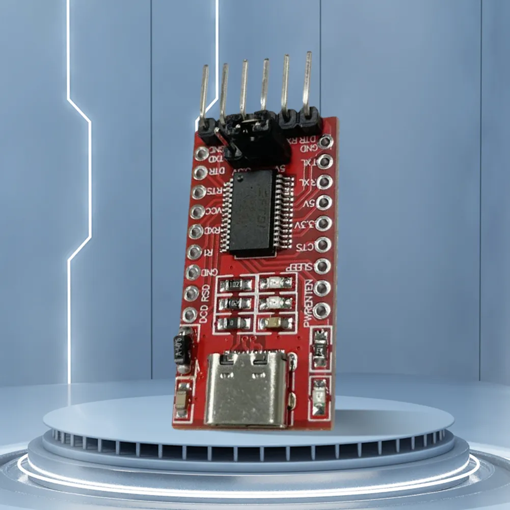 Mini USB Adaptor Module: FT232RL USB To TTL Serial Converter 3.3V/5.5V ...