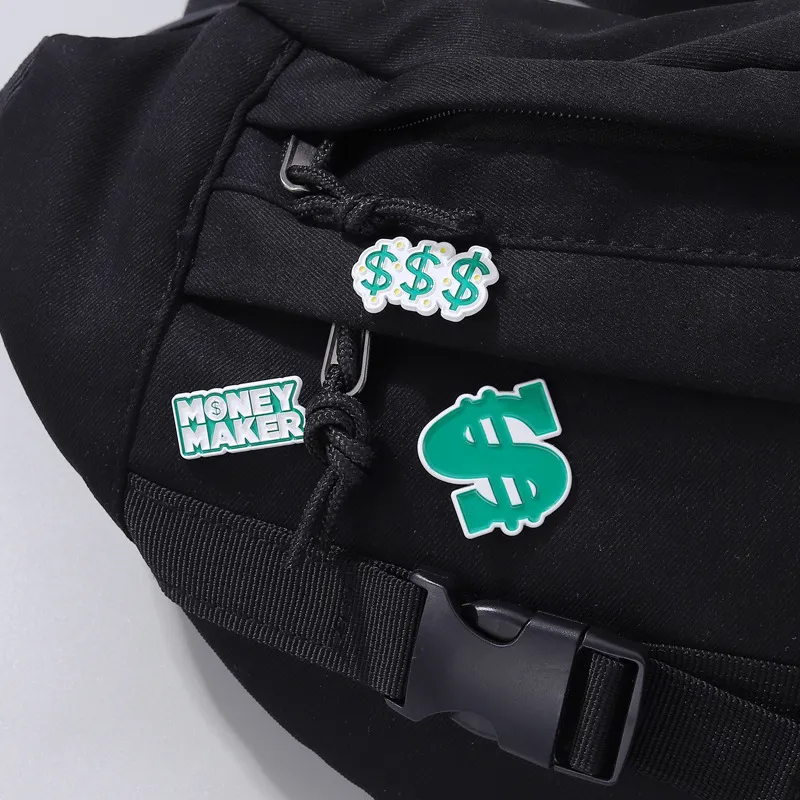 DHgate.com:Money-themed Enamel Pins: Creative Accessories for Backpacks ...