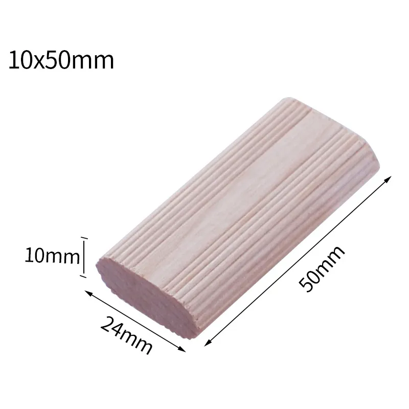 Domino Wooden Dowel Connectors Beech Wood Plugs for Furniture Splicing ...