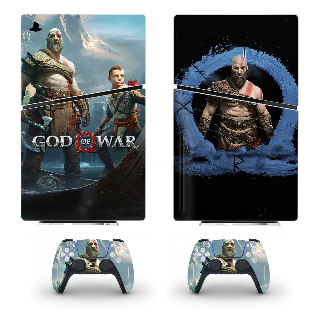 God of War PS5 Slim Disc ps5 controller skins Decal...