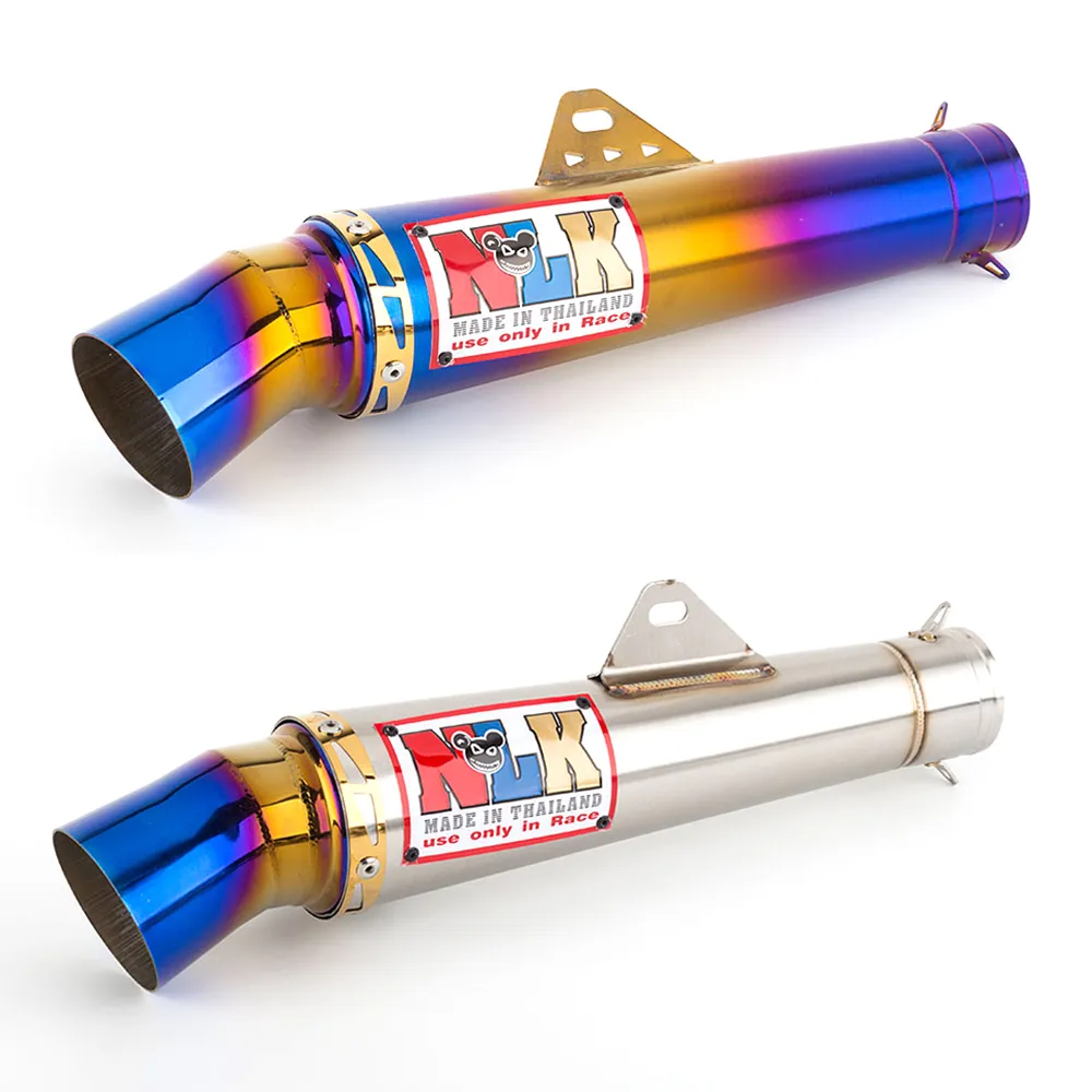 Universal Motorcycle Exhaust Pipes: 51mm Blue Muffler for Y15ZR ...
