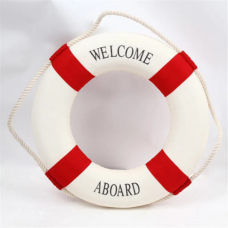 Aquatic Decor Nautical Theme Party Decor: Decorative Navy Life Ring ...
