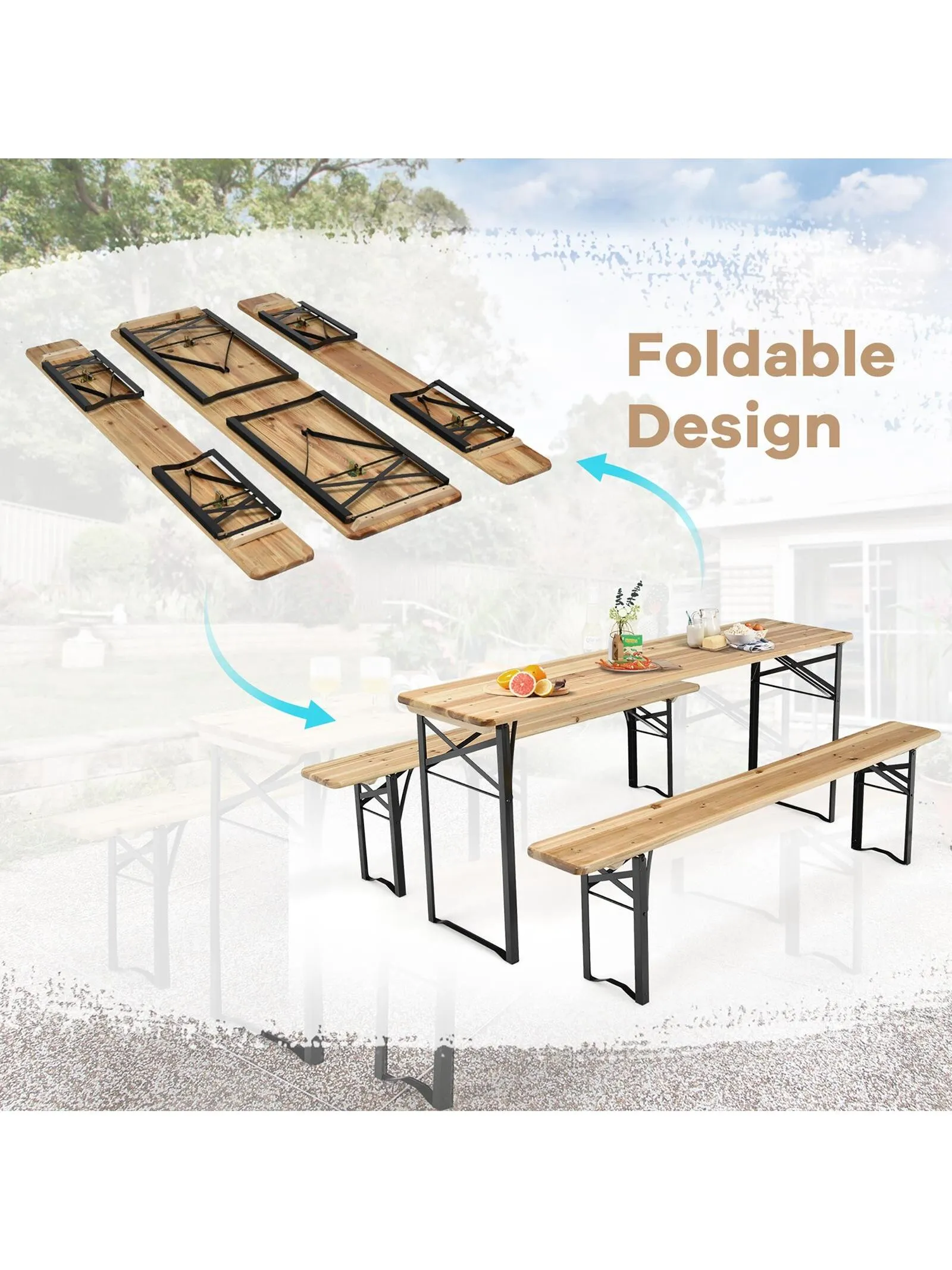 Balcony picnic table store