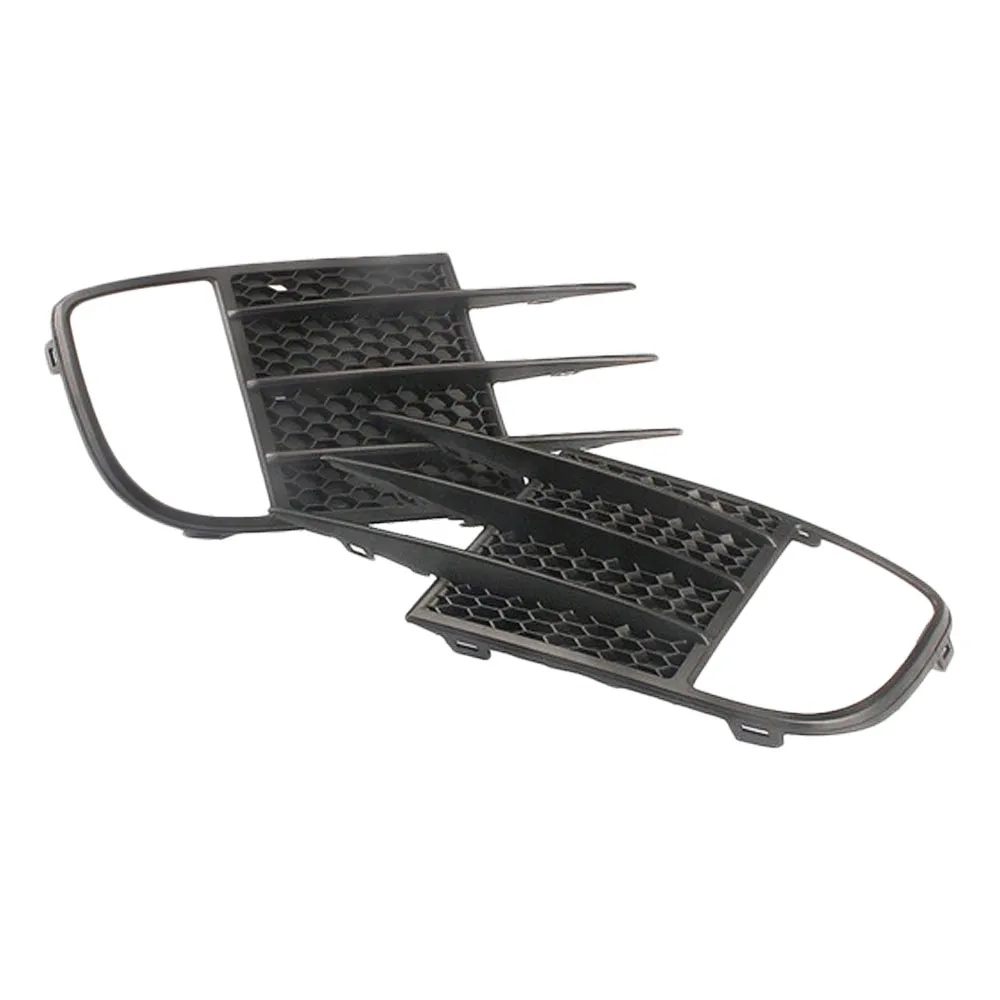 Black Front Bumper Side Fog Light Grilles For VW GTI Golf MK6 VI GTI ...