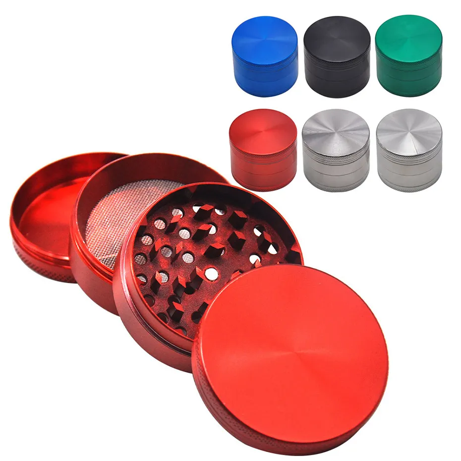 4-Packs 75mm Zinc Alloy Herb Grinders: Durable 4-Layer Spice Mills ...