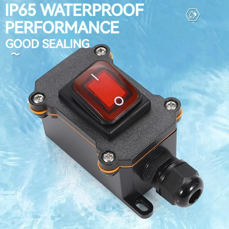 Waterproof 12V Fuse Block & Switch: 220V/24V/16A/30A IP65 Outdoor ...