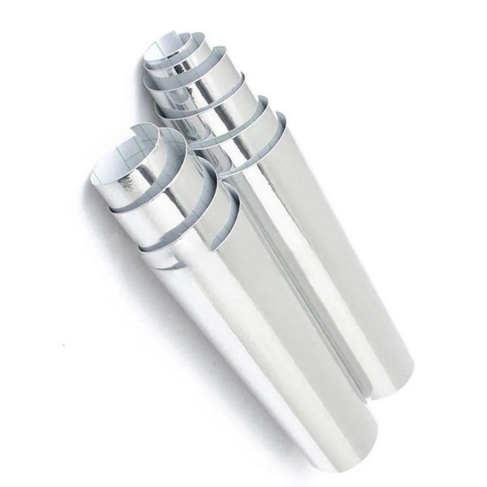 Silver Chrome Vinyl automotive wrap near me Decal...