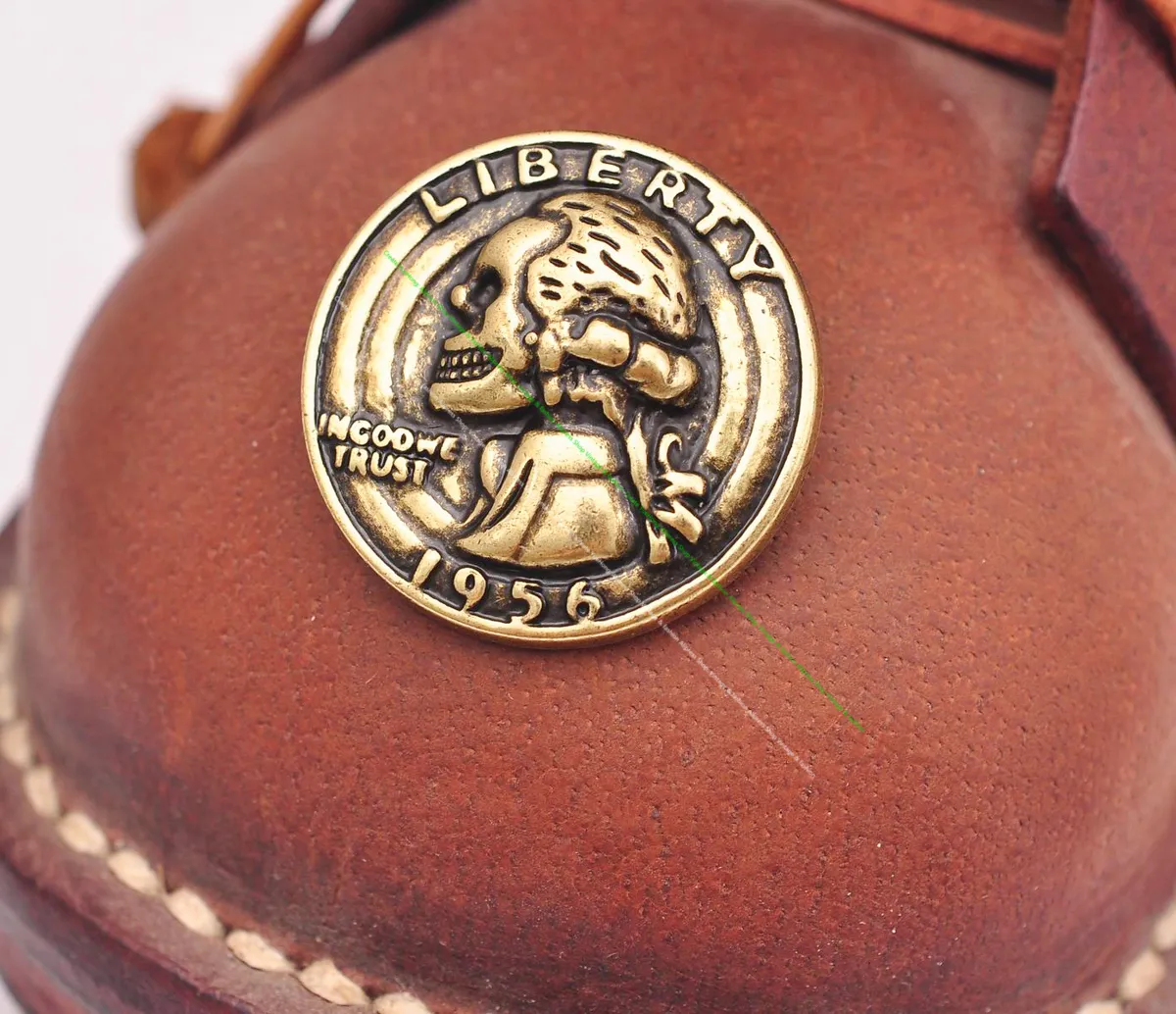 30mm Western Incodwe Trust Liberty Hobo Nickel Skull Leather Conchos for Luggage Bag Shoes Hat ...