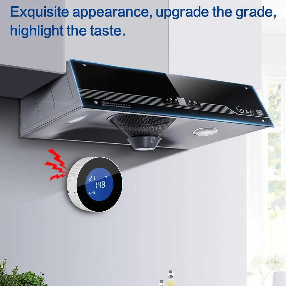 DHgate.com:2024WiFi Gas Leak Detector, Smart LPG Natural Gas Detector ...