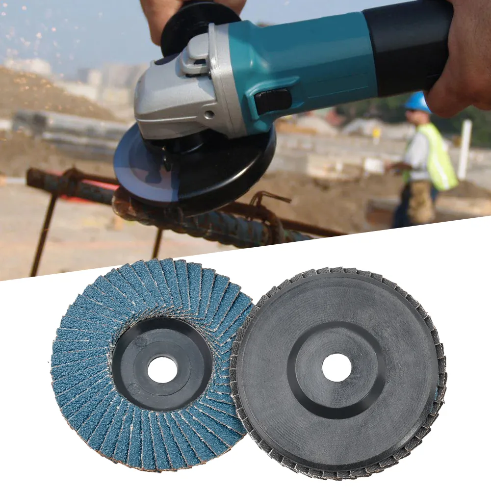 75mm Metal Grinding Flap Sanding Discs - 10 Pack, 60/80/120 Grit Angle ...