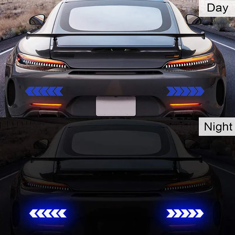 High-Visibility Car Reflective Arrow Sign Tape Sticker for Safer Night ...
