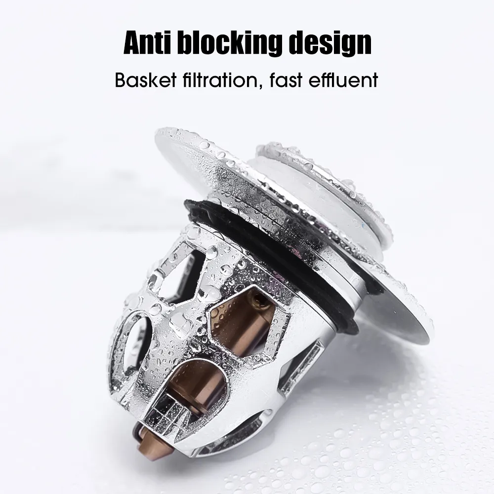 Universal Pop-Up Kitchen drainage basin Drain Spring Core with Bounce ...
