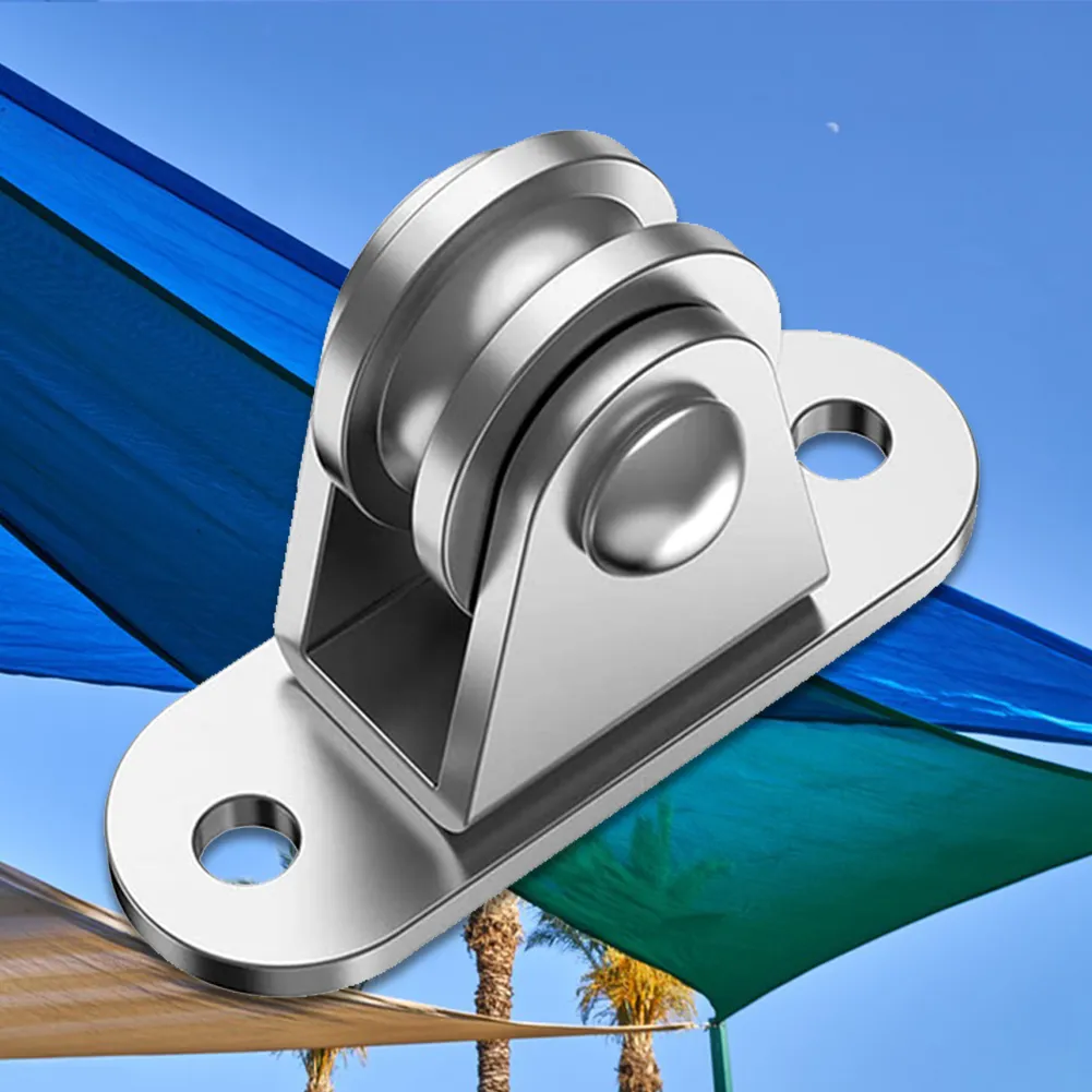 2/Heavy Duty Fixed Pulley Detachable Pulley Block Kit Wall Mounted ...