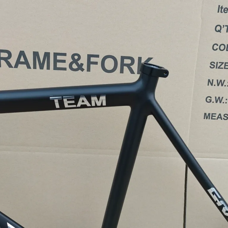 Gray Team Style Single Speed Fixed Gear Bike 12x12 Frameset With Front ...