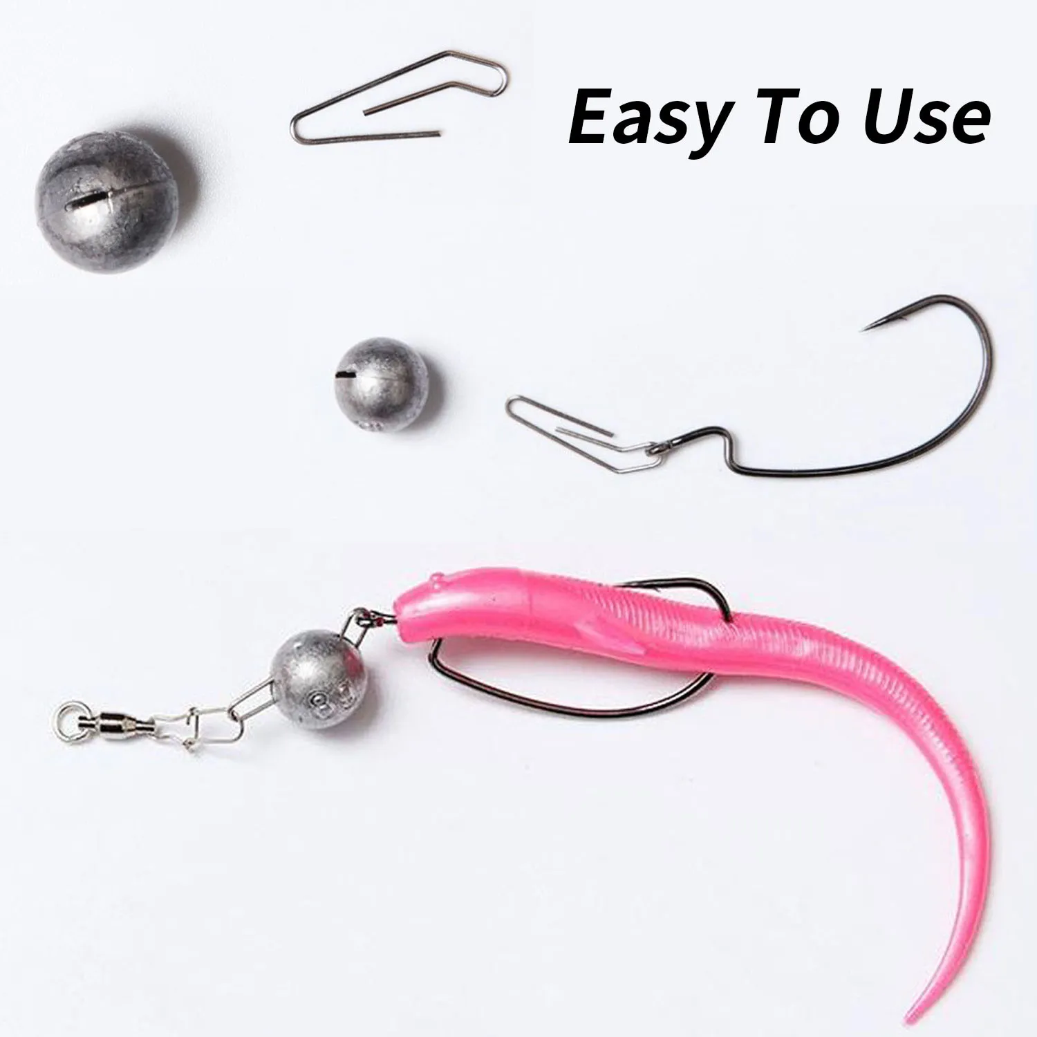 DHgate.com:Tungsten Cheburashka Fishing Weight Sinkers Kit | 2g, Black ...