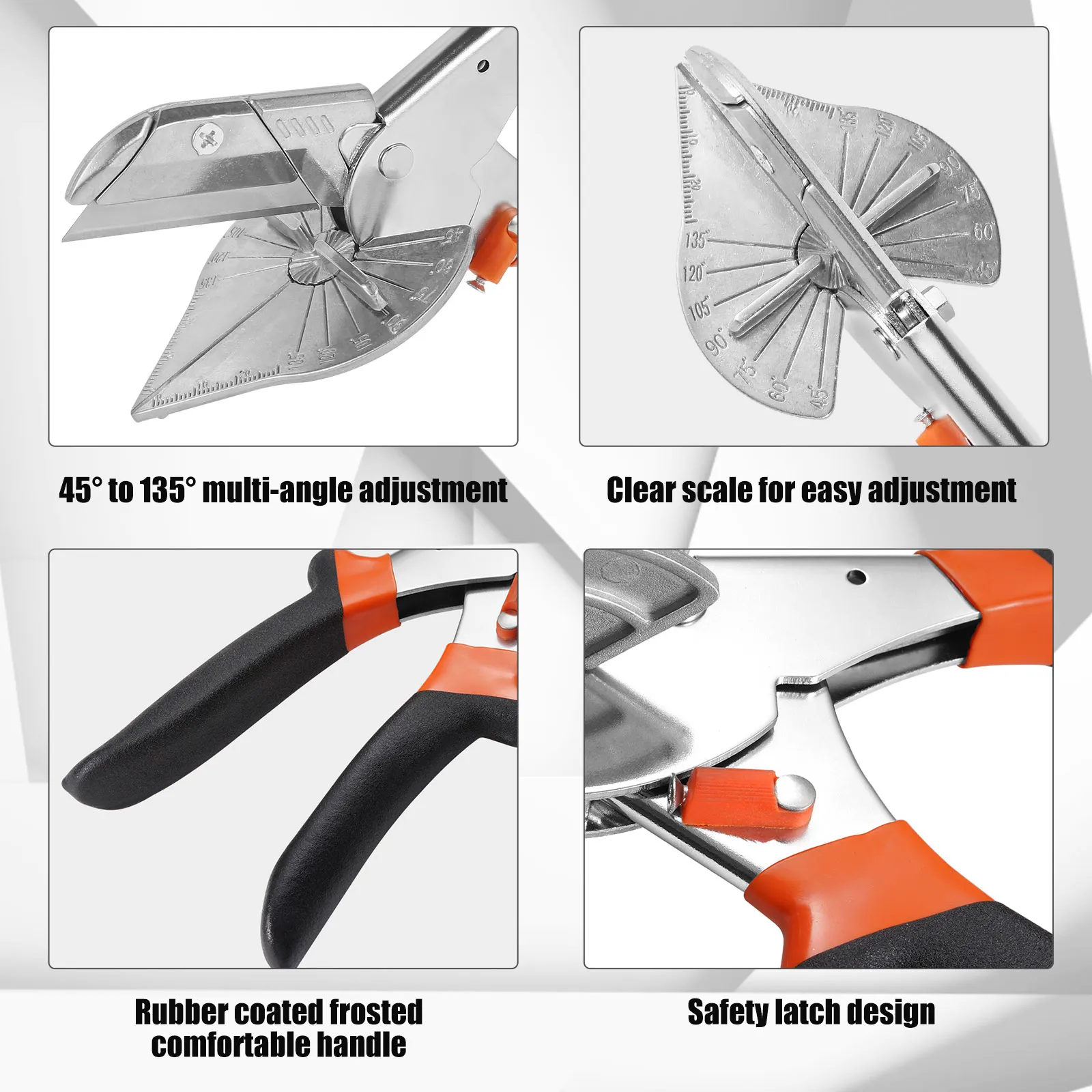 Adjustable Trunking pink shears with 2 Blades - 45-135° Sharp Multi ...