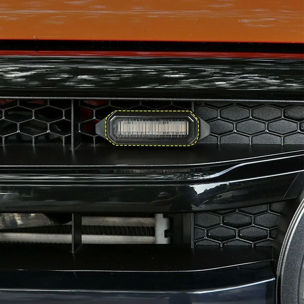 GWM Great Wall Tank 300 Car Grille LED Daytime Running Lights, Golden ...