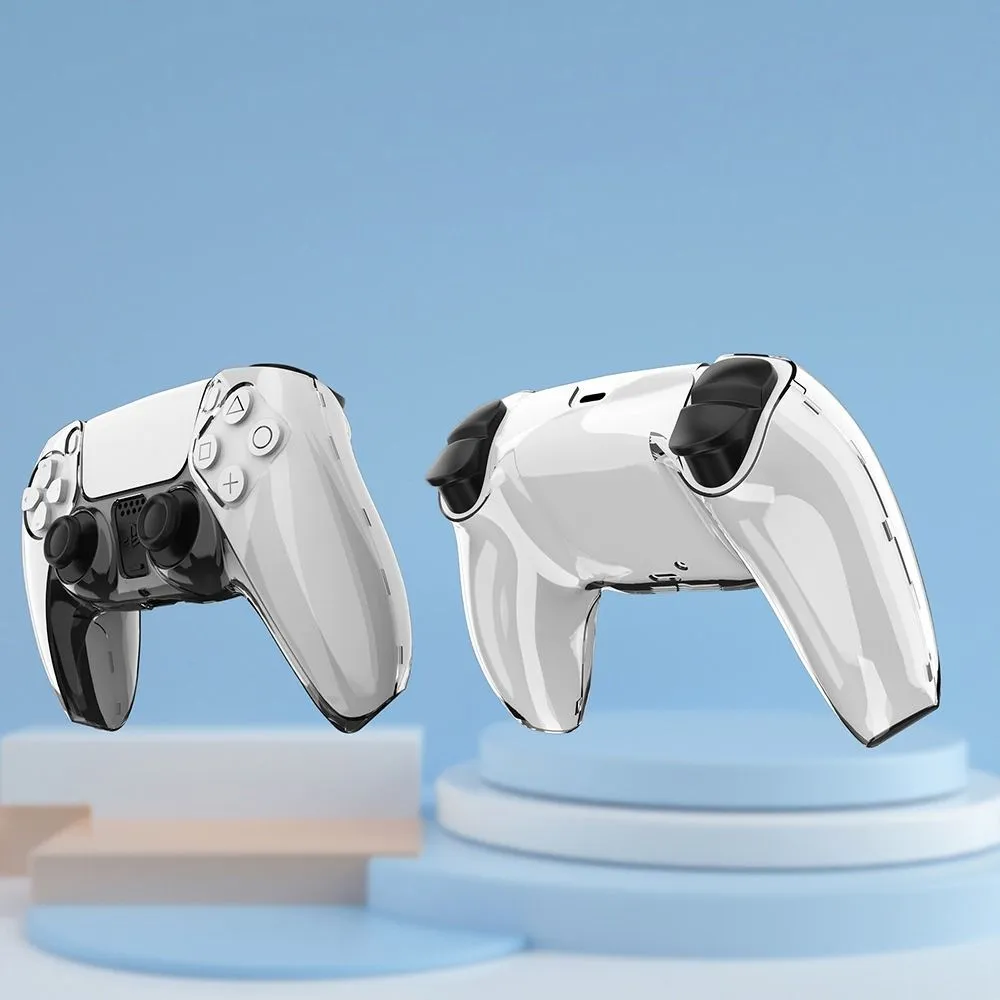 Transparent Hard Shell For PS5 Controller Protective Crystal Case Clear ...