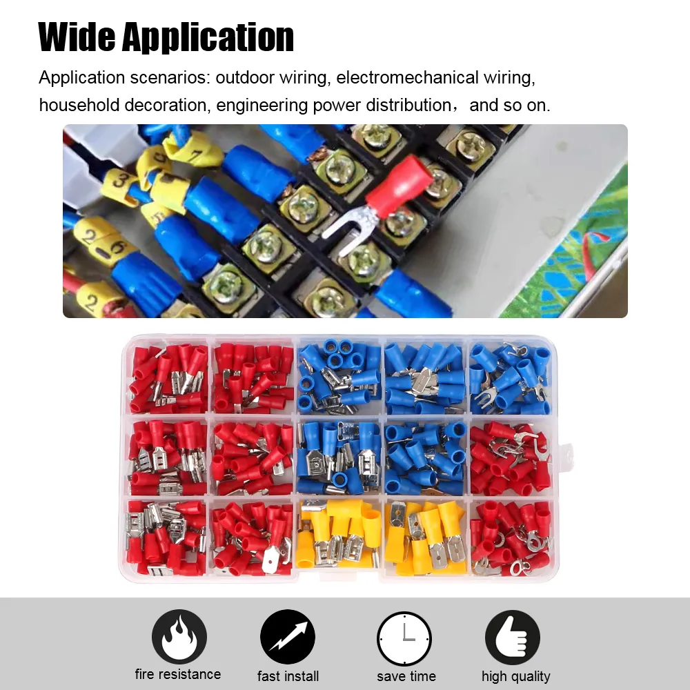 Assorted emergency kit of 280/480 Insulated Cable Connectors with ...