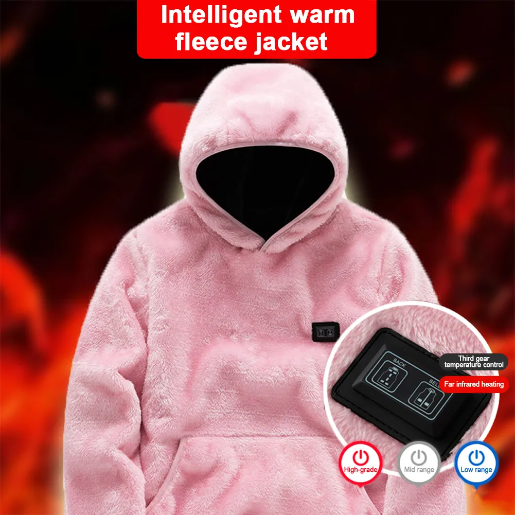 Unisex Electric Heated Hoodies with 3 Adjustable Temperatures - USB ...