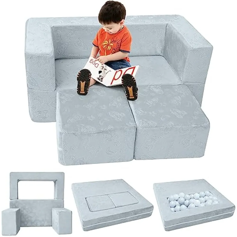 DHgate.com:Cute Mini Couch for Bedroom: Grey Rocket Fold-Out Toddler ...