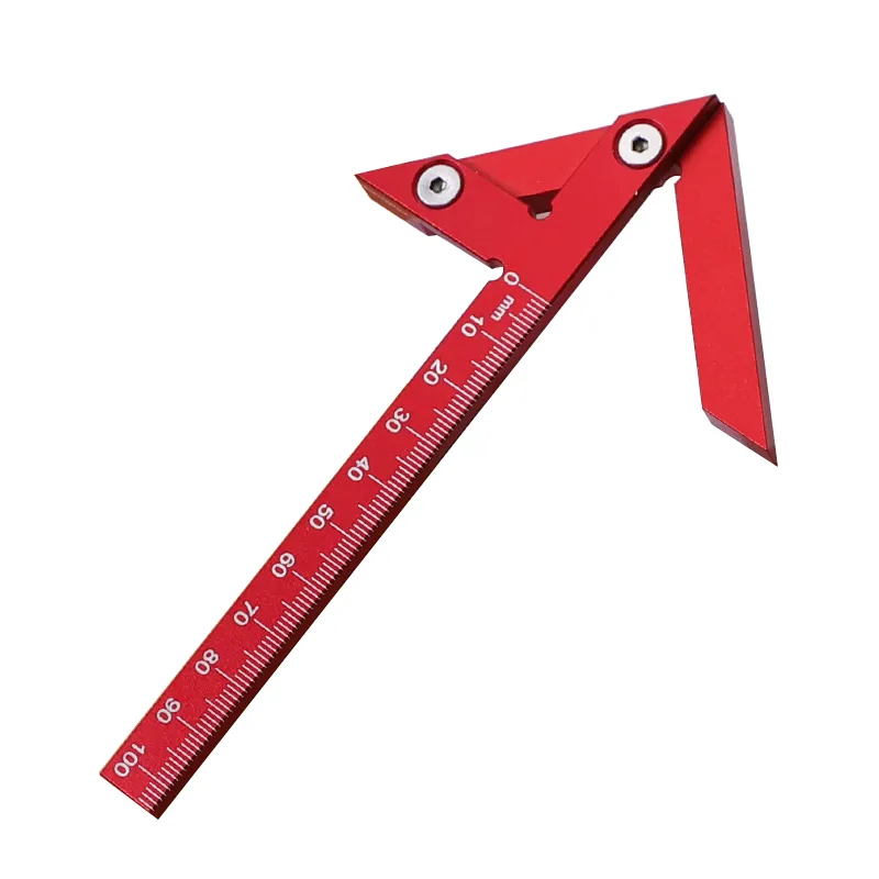 Precision Angle Measuring Tool Aluminum Alloy 45/90 Degree Square Gauge ...