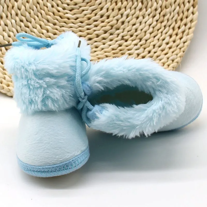 Cozy Velvet Winter Baby Boots: Warm Snow Booties for Toddlers' First ...